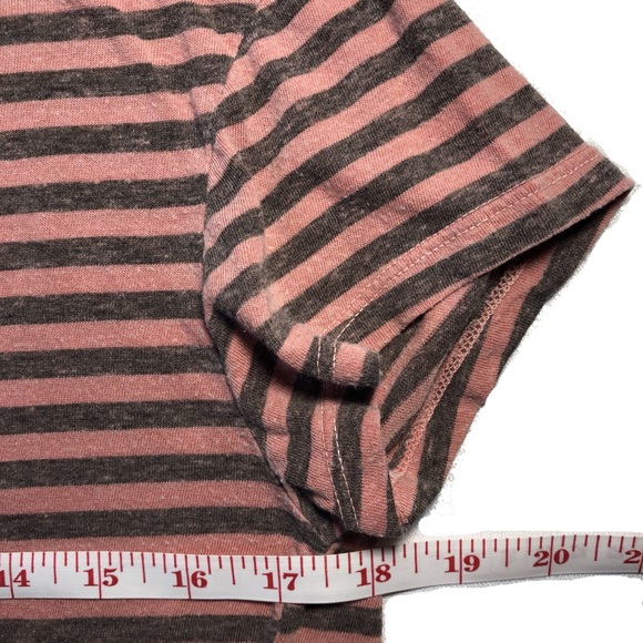 Stateside | Tops | Stateside Tie Front Short Sleeve Tee Chili | Poshmark